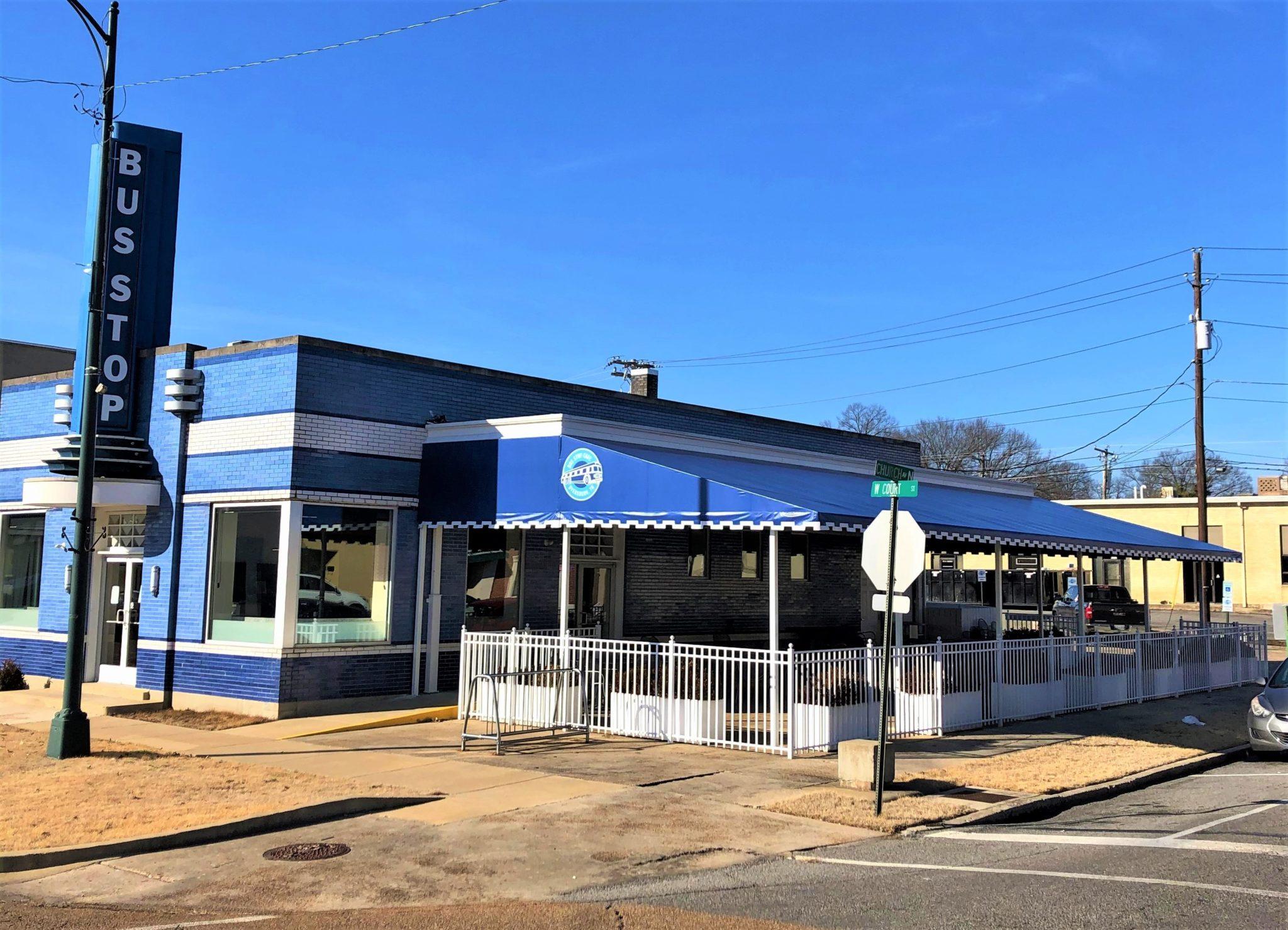 Commercial Fabric Patio Stationary Canopy Bus Stop Dyersburg TN commercial-fabric-patio-stationary-canopy-bus-stop-dyersburg-tn